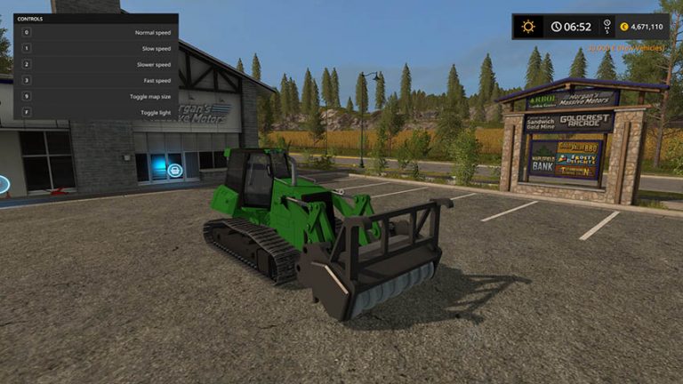 Dozer Grinder v 1.0 – FS17 mod