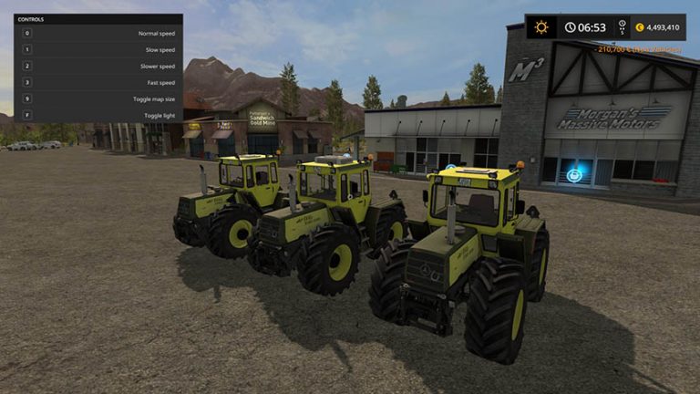 MB Trac 1300/1500 Full Pack v 2.0 – FS17 mod