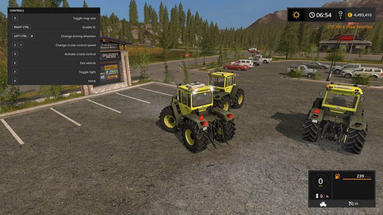 MB Trac 1300/1500 Full Pack v 2.0 – FS17 mod