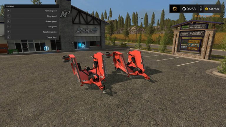 Rhino Brush Mower/BatWing v 1.0 – FS17 mod