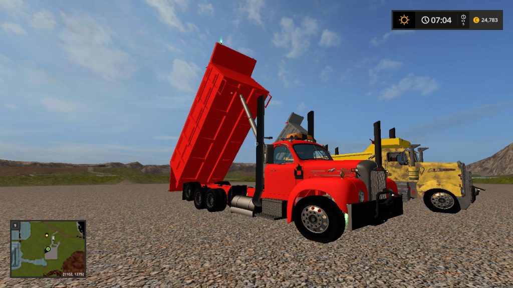 Mack B61 square body dump truck v 1.0.0.2 – FS17 mod