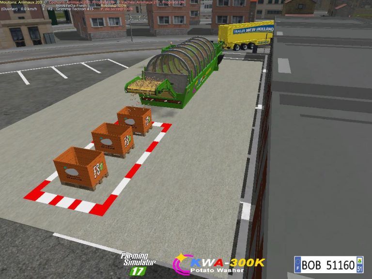 Washed Potato placeable BY BOB51160 v1.0 – FS17 mod