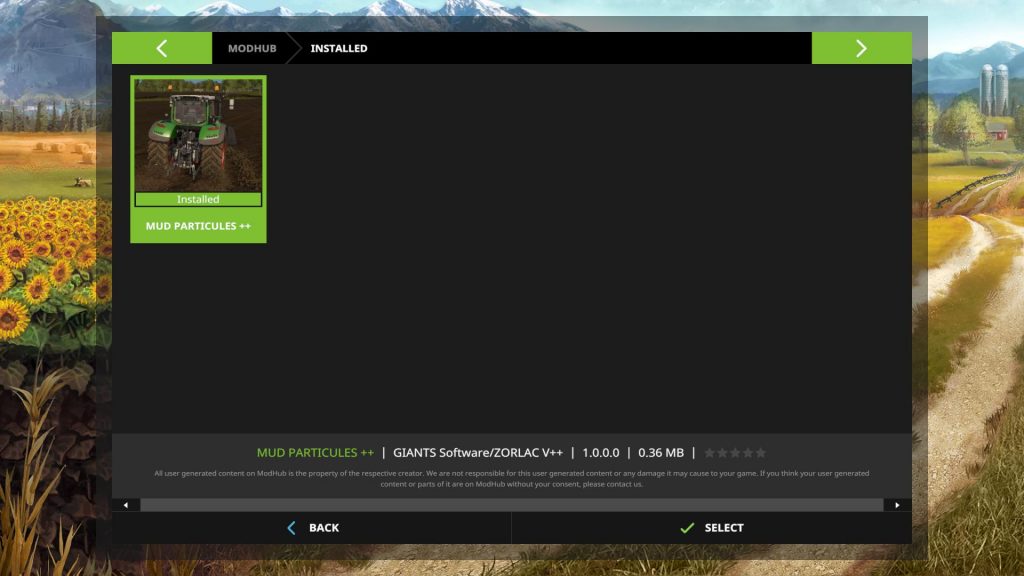 MUD FOR FS17 FINAL V1.1 – FS17 mod