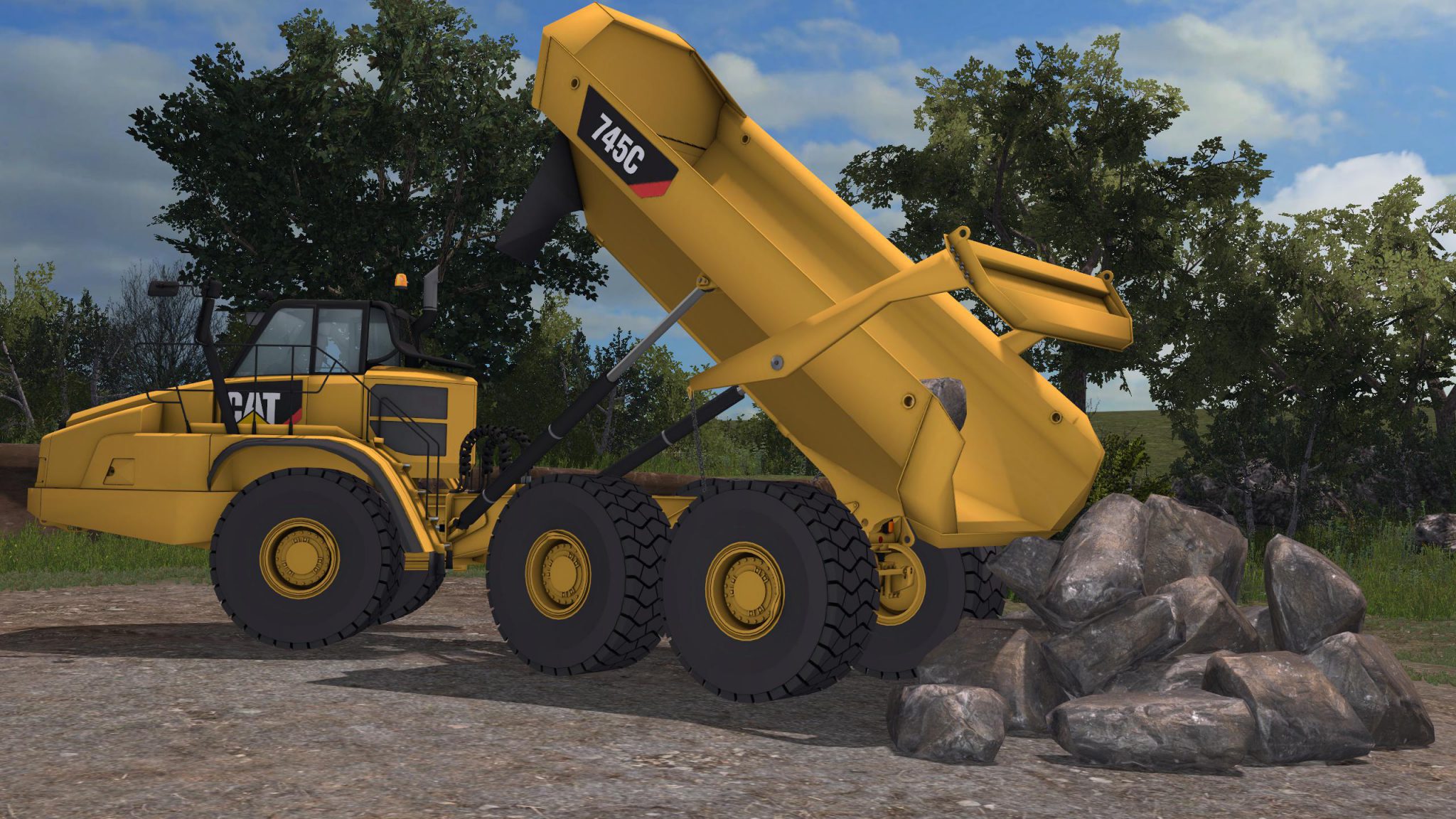CAT 745C V1.0 – FS17 mod