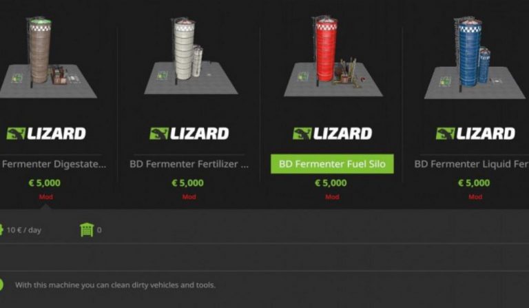FERMENTER SILO LIZARD V1.0 – FS17 mod