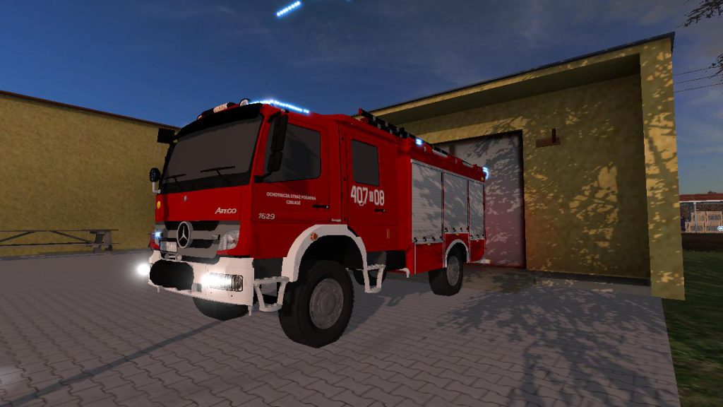 MERCEDES BENZ ATEGO 1629 AF 4X4 / BOCAR - OSP CZELADZ V3.0 – FS17 mod