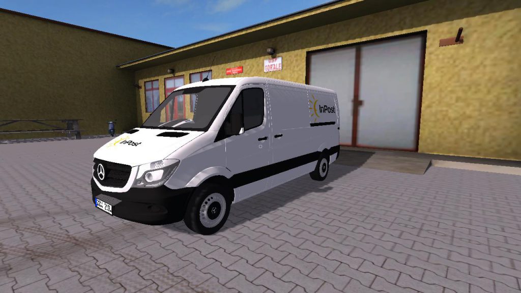 MERCEDES BENZ KURIER INPOST V5.0 – FS17 mod