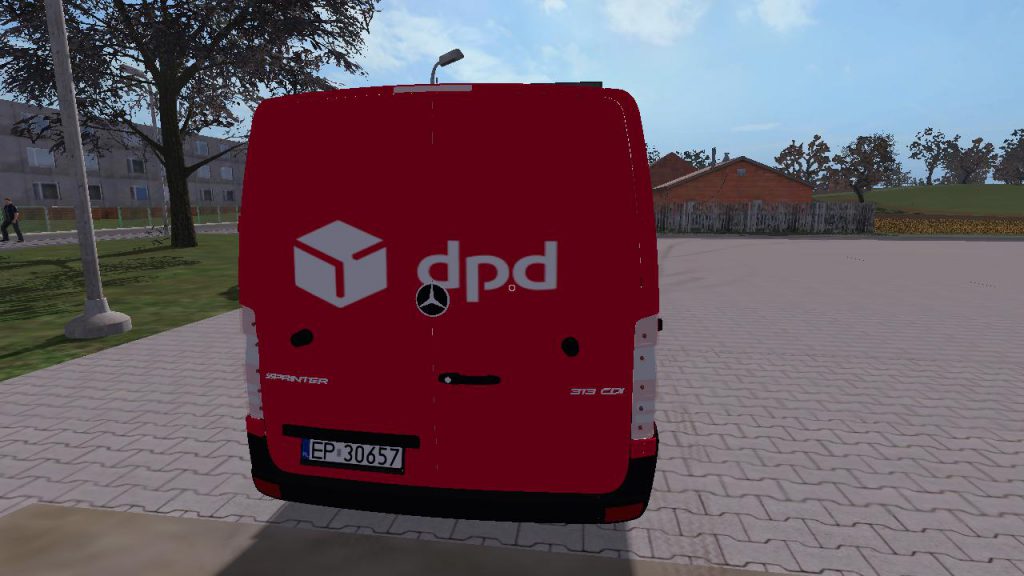 MERCEDES BENZ SPRINTER KURIER DPD V2.0 – FS17 mod