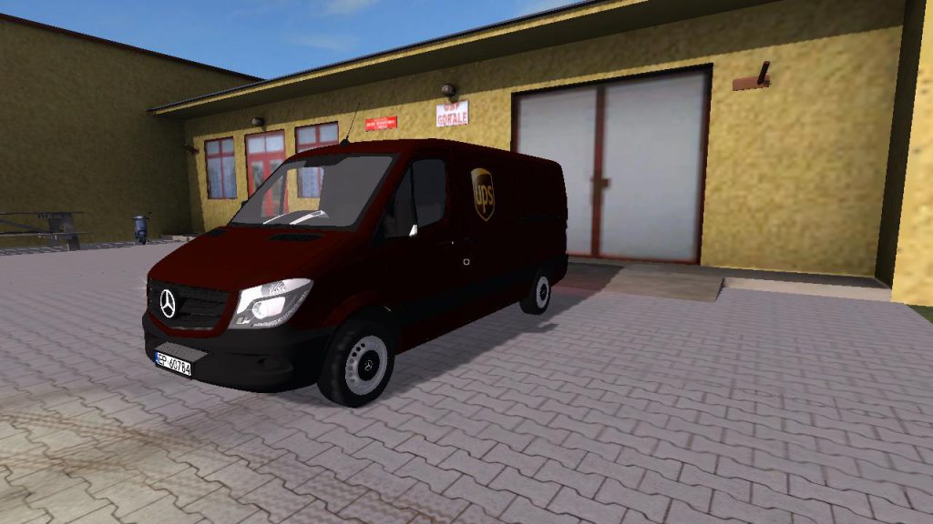 MERCEDES BENZ SPRINTER KURIER UPS V6.0 – FS17 mod