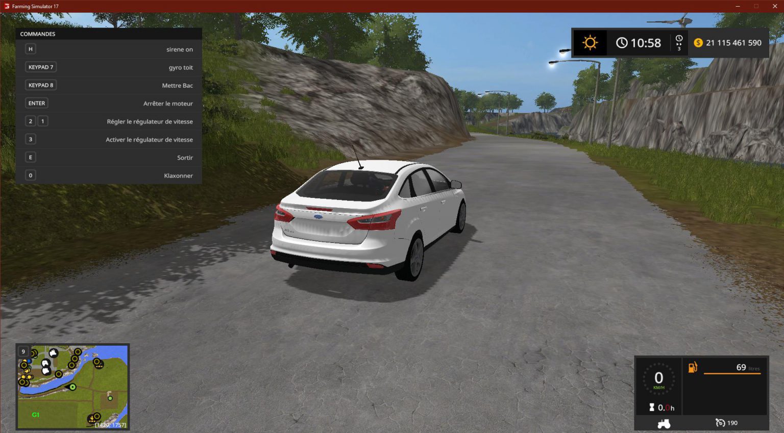 FORD FOCUS 2014 V1.1 – FS17 mod